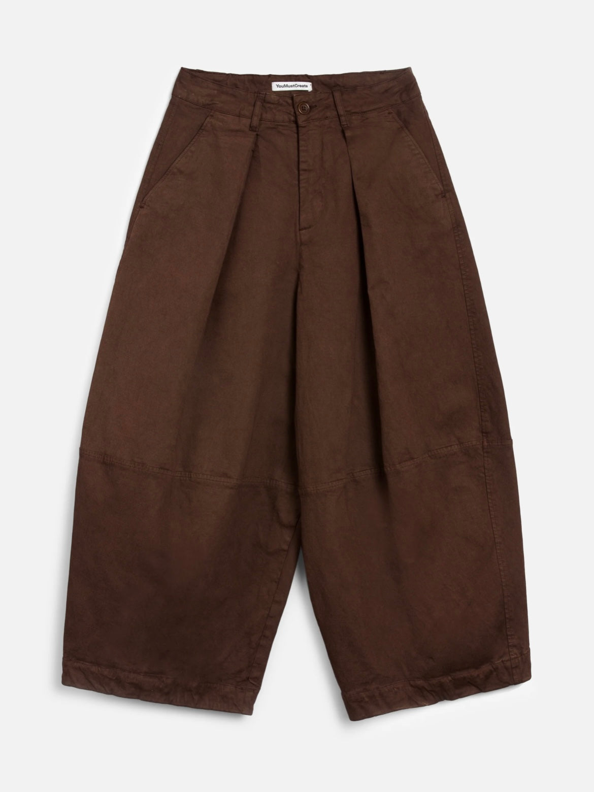 YMC Women Deadbeat Trousers in Brown – Array Store London